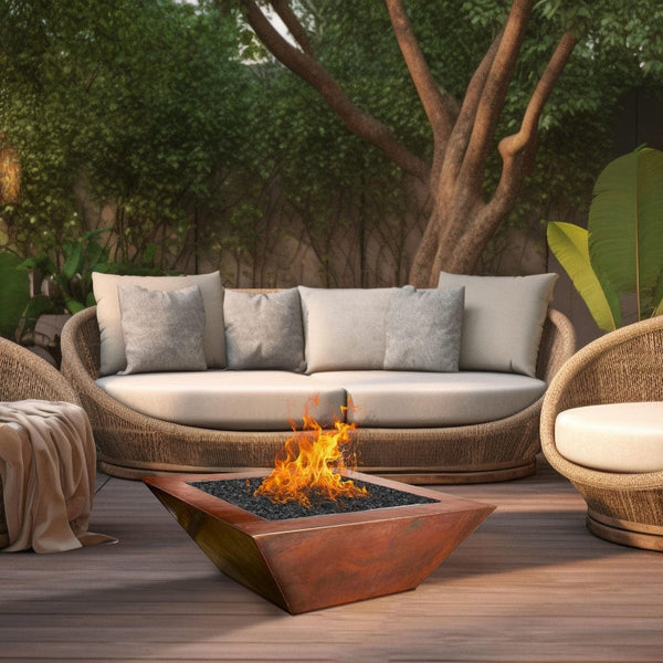 HPC 36-Inch Sierra Copper Gas Fire Bowl - Patio Fever