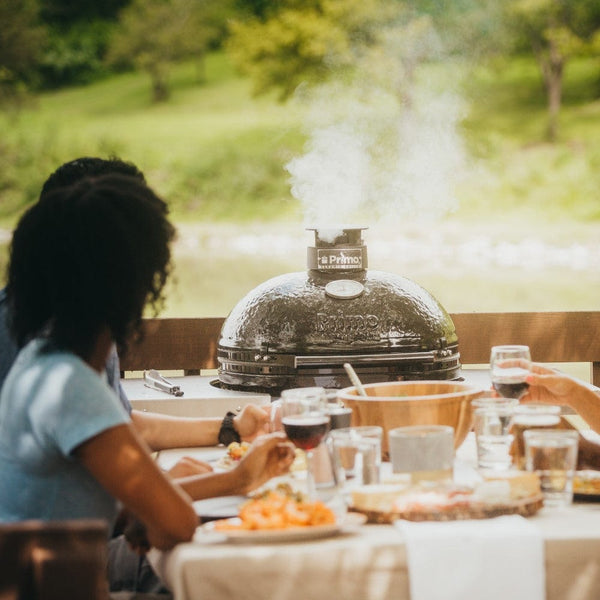 Primo Oval XL 400 Ceramic Kamado Grill - Patio Fever