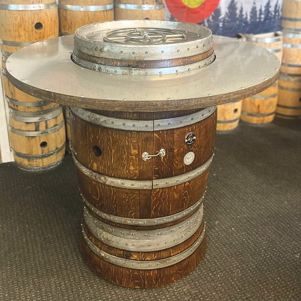 Wine Barrel Dude Extended Height Barrel Fire Pit - Patio Fever