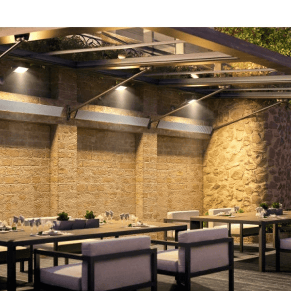 Dimplex DLW 70-Inch 3200 W White Electric Infrared Heater - Patio Fever