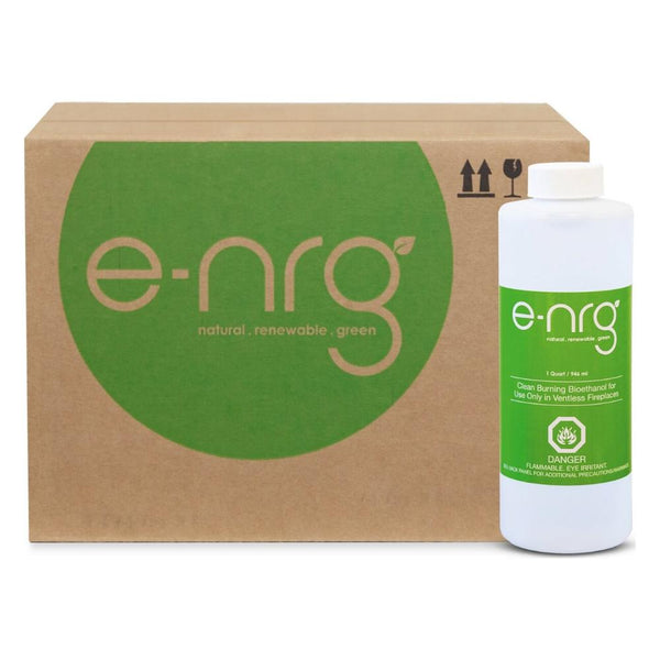E-NRG Bioethanol Fuel in Quart Sized Bottles - Patio Fever
