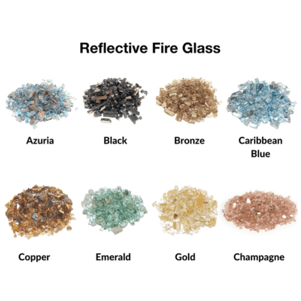 Real Fyre Reflective Fire Glass for Gas Fire Pits - Patio Fever