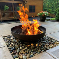 Seasons Fire Pits Elliptical Steel Fire Pit - Patio Fever
