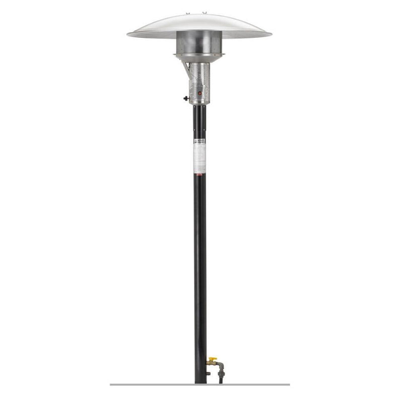 Sunglo PSA265 Black Permanent Post Gas Heater - Patio Fever