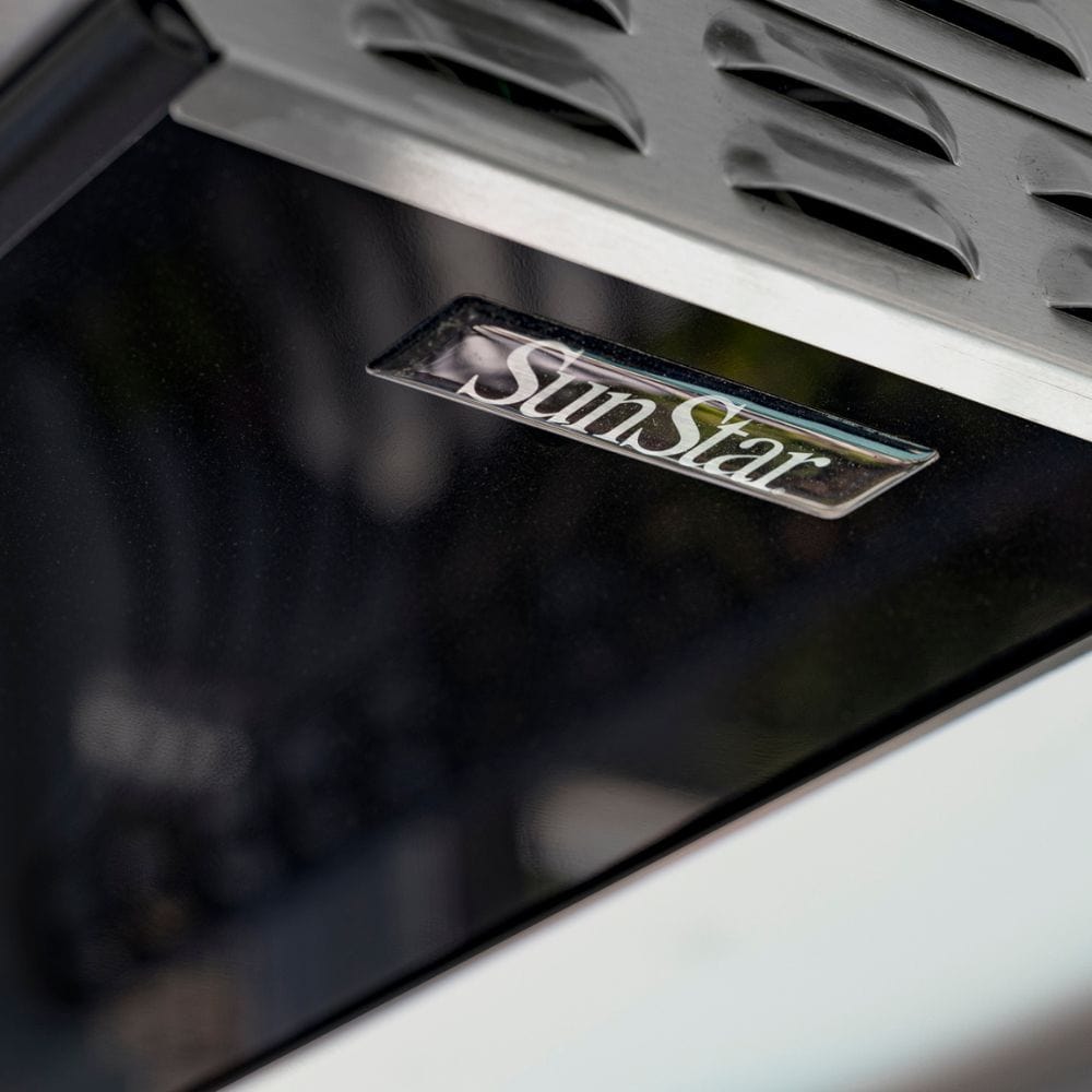 SunStar Glass Ceiling Mounted 2-Stage Gas Heater - Patio Fever