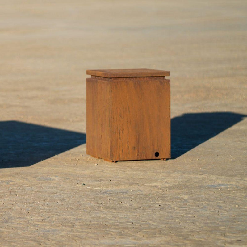 Top Fires Corten Steel Propane Tank Enclosure - Patio Fever